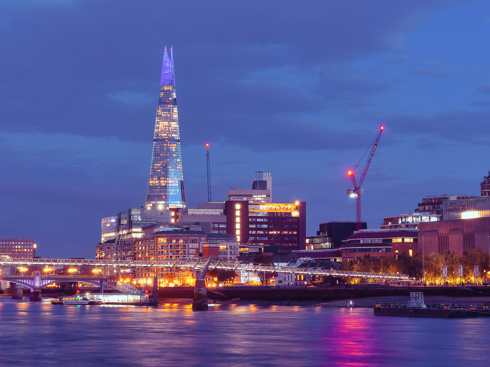 The Shard and Millenium bridge | Confederación Española de Fotografía